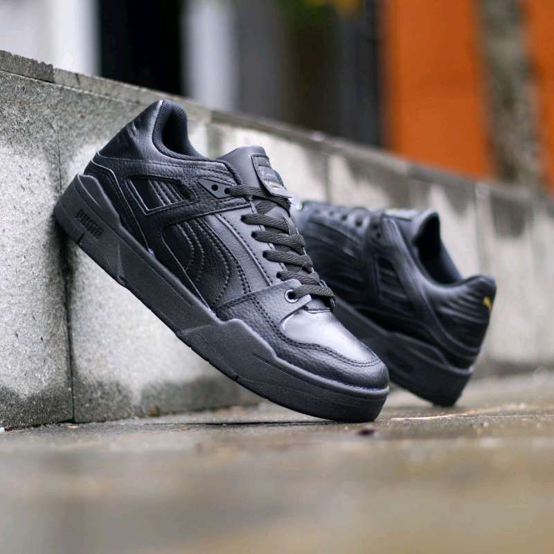 Promo Sepatu Puma Slipstream Full Black Made In Indonesia - 38 Hitam ...