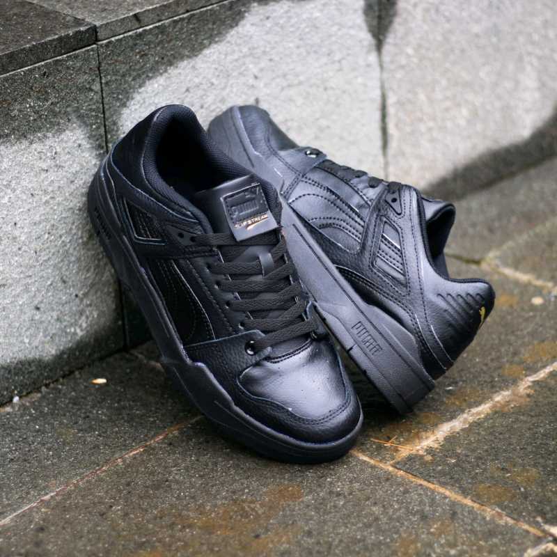 Promo Sepatu Puma Slipstream Full Black Made In Indonesia - 38 Hitam ...