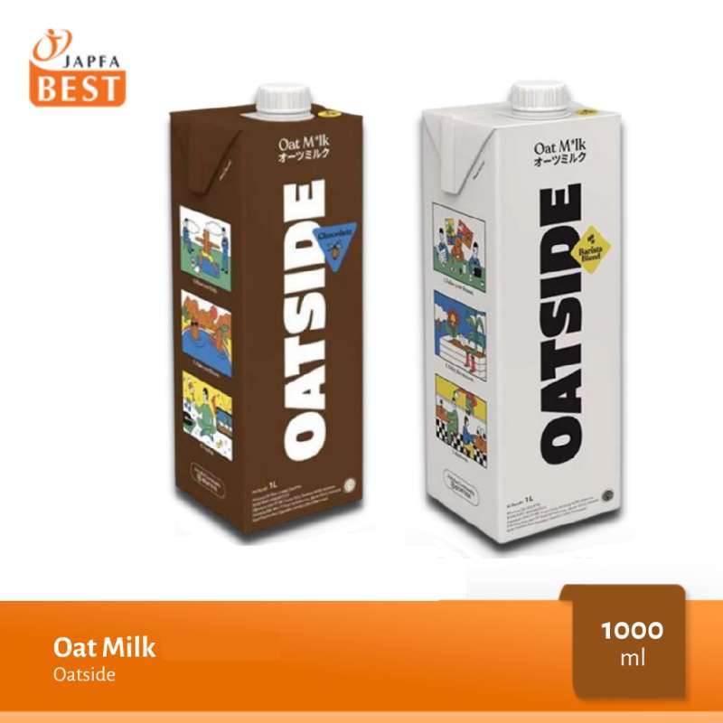 Jual Oatside Oat Milk Barista Blend / Oat Milk Coklat Susu Oat Gandum 1 Liter di Seller HEMAT-O ...