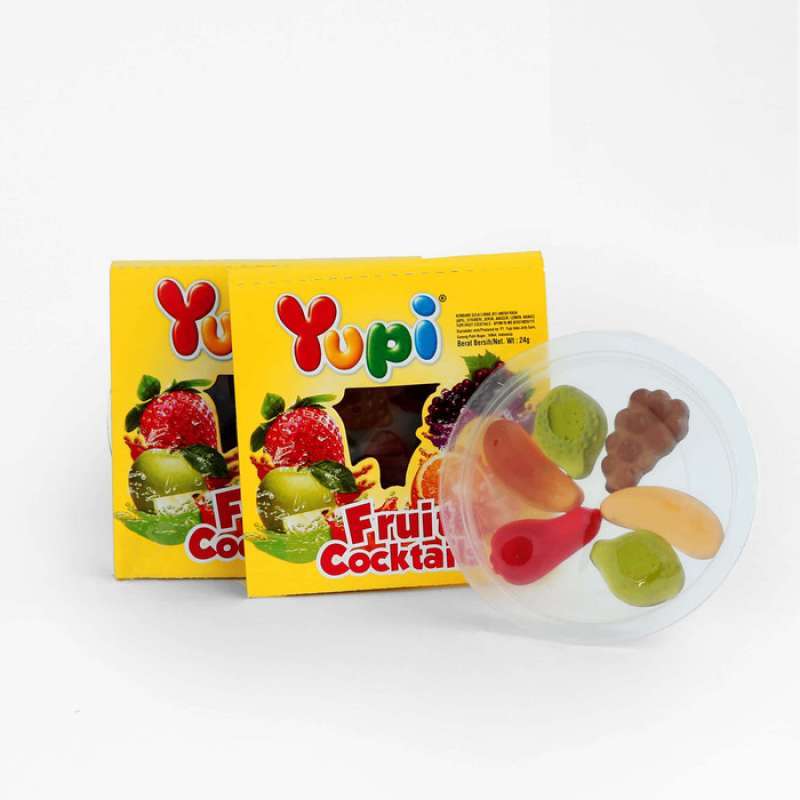 Jual Yupi Gummy Fruit Cocktails Candies [1 Pack/12 Pcs] di Seller Toko ...