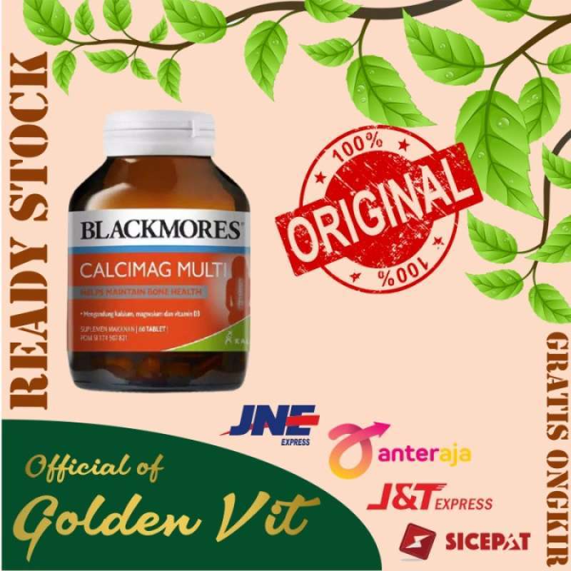 Jual Blackmores Calcimag Multi Calcium Magnesium & Vitamin D3 60 Tablet ...