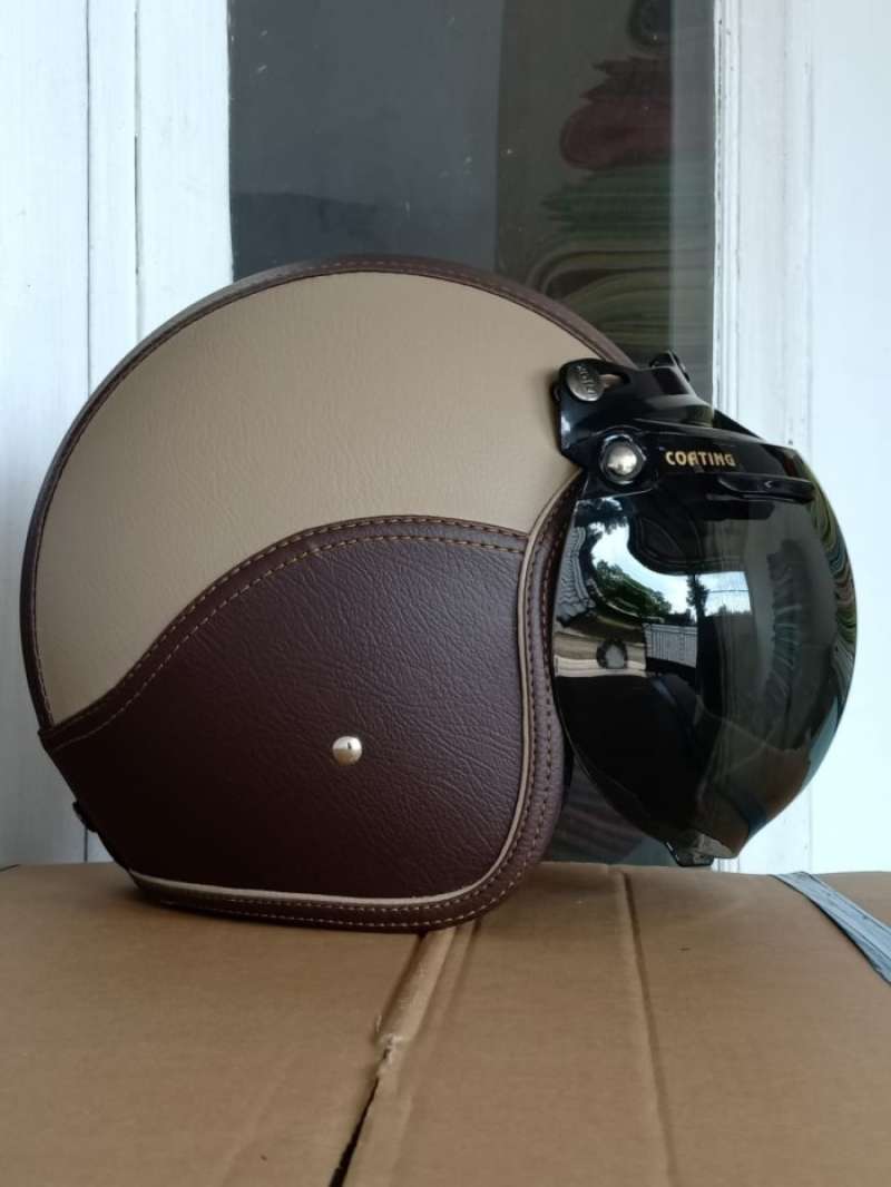 Promo Helm Retro Bogo Vespa , Helm Untuk Dewasa Motor Matic Pria Wanita ...