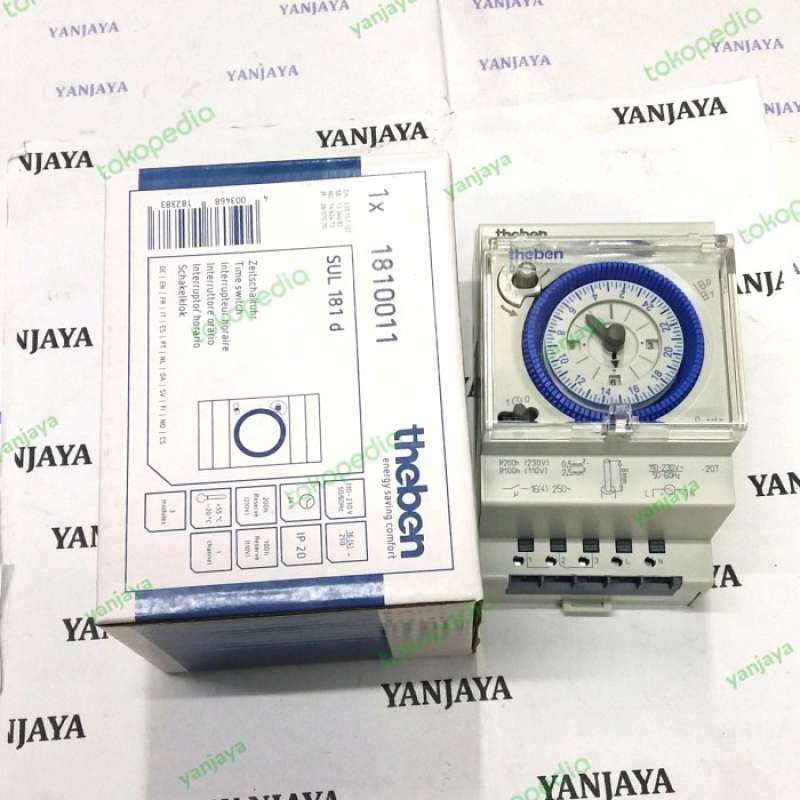 Promo Timer Analog/Time Switch/Timer Theben Sul181D Timer 24Jam/24H ...