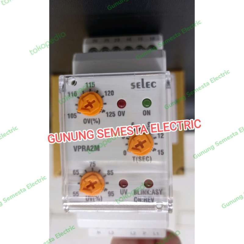 Promo Selec Vpra2M Vpr Proteksi Tegangan Pfr Voltage Protection Relay ...