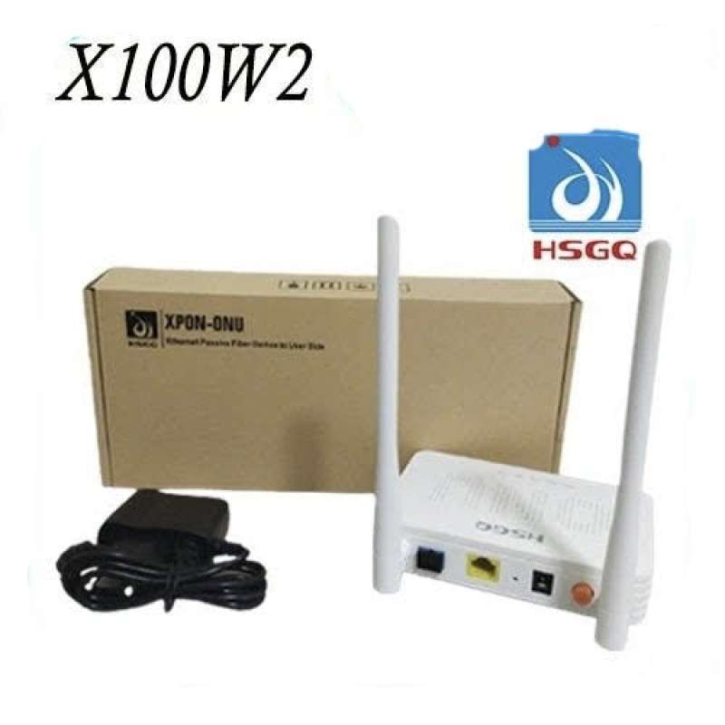Jual HSGQ X100W2 XPON ONU Router 300Mbps Fiber Opitk 2 Antena W di ...