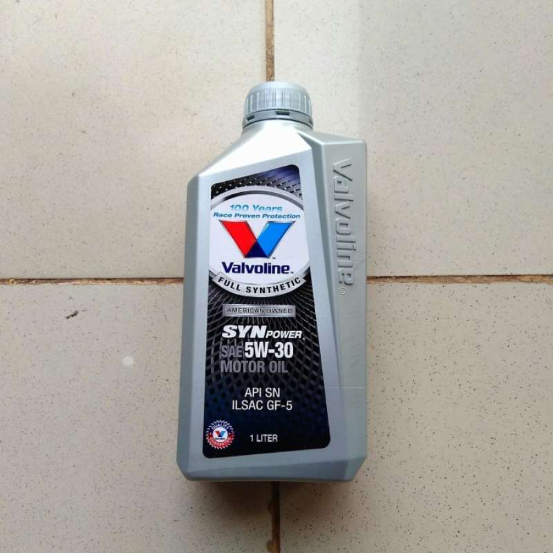 Promo Oli Valvoline Synpower Sae 5W-30 Api Sn Gf-5 Full Synthetics Original Diskon 23% di Seller ...
