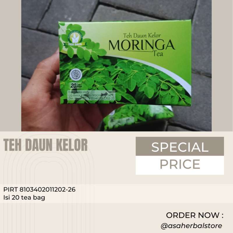 Jual TEH CELUP DAUN KELOR MORINGA TEA di Seller Rosa Goods - Pandeyan ...