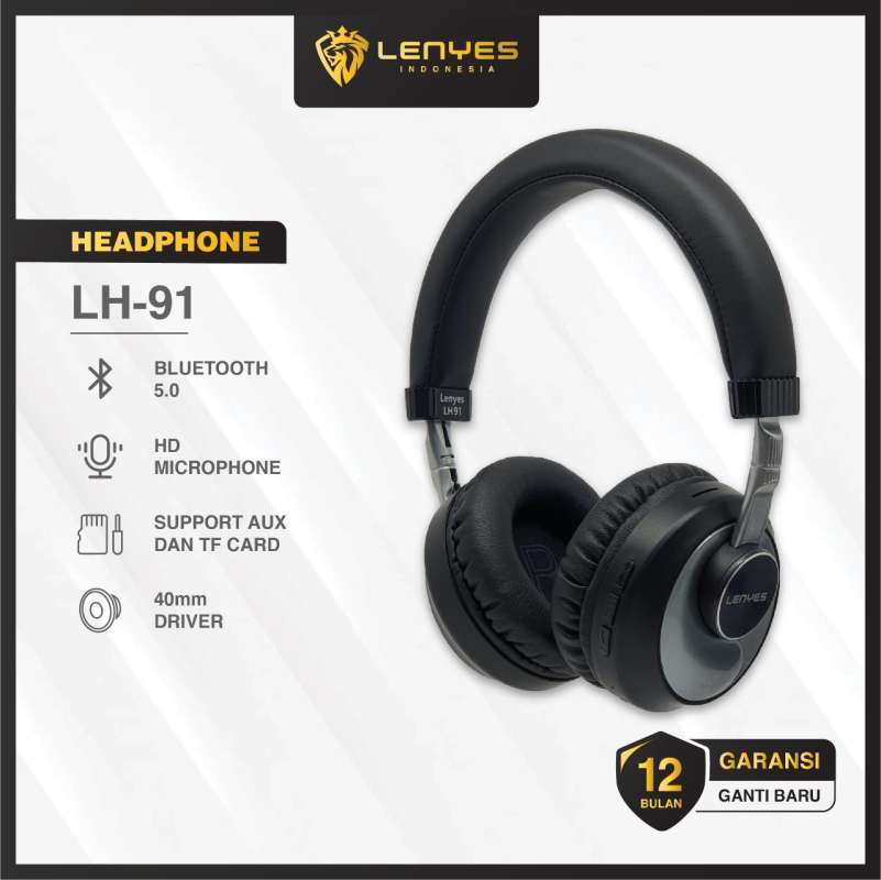 Promo LENYES LH91 pro wireless bluetooth stereo hifi heavy bass ...
