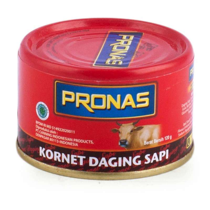 Jual PRONAS Corned Beef 100gr - Kornet Daging Sapi Olahan Kaleng Bundar ...
