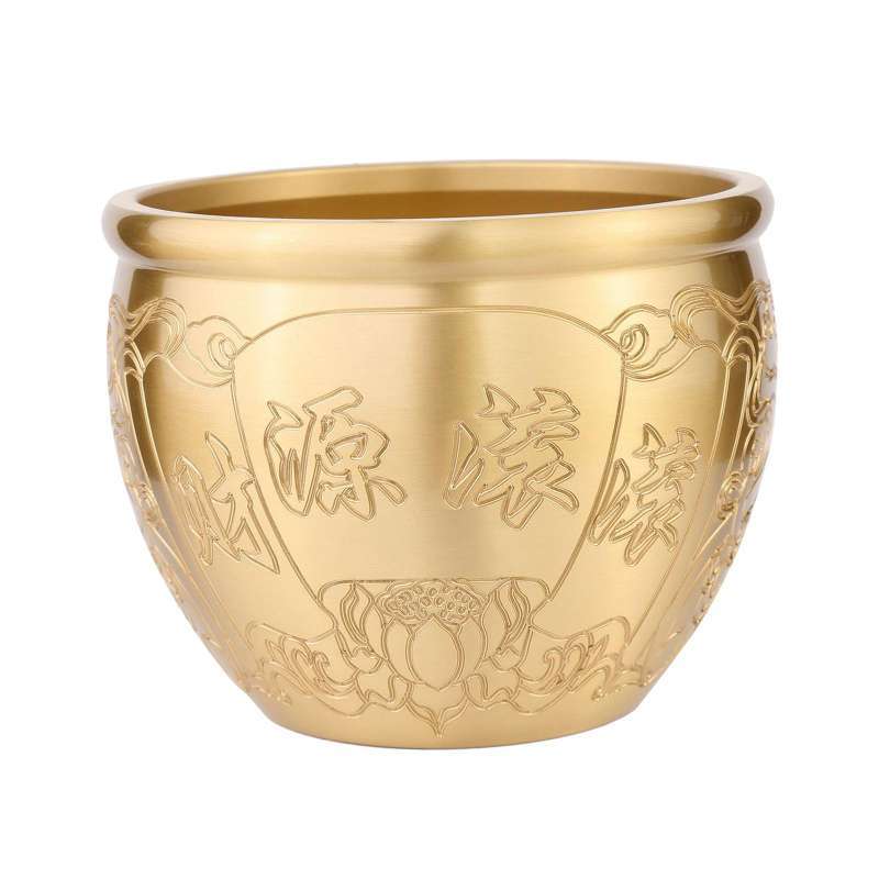Jual Brass Feng Shui Bowl Treasure Bowl Luck Collectible Table ...