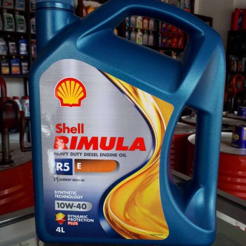 Promo Shell Rimula R5E Synthetic Technology 10W-40 [4 L] PASTI JAYA BAN ...
