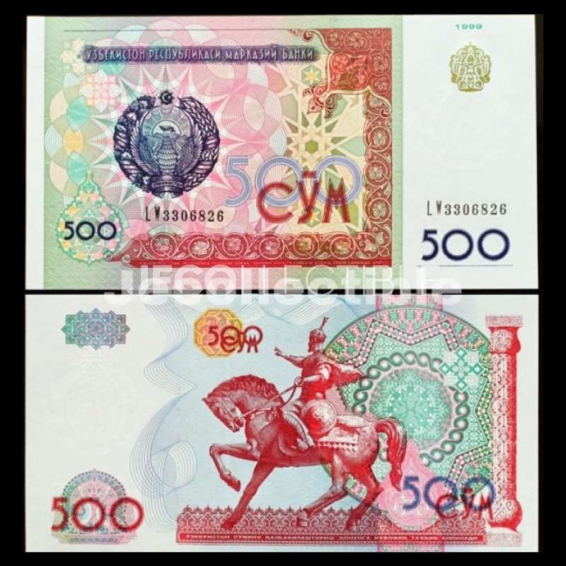 Jual Uzbekistan 500 Som 1999 Uang Kertas Asing di Seller Jecollectible ...