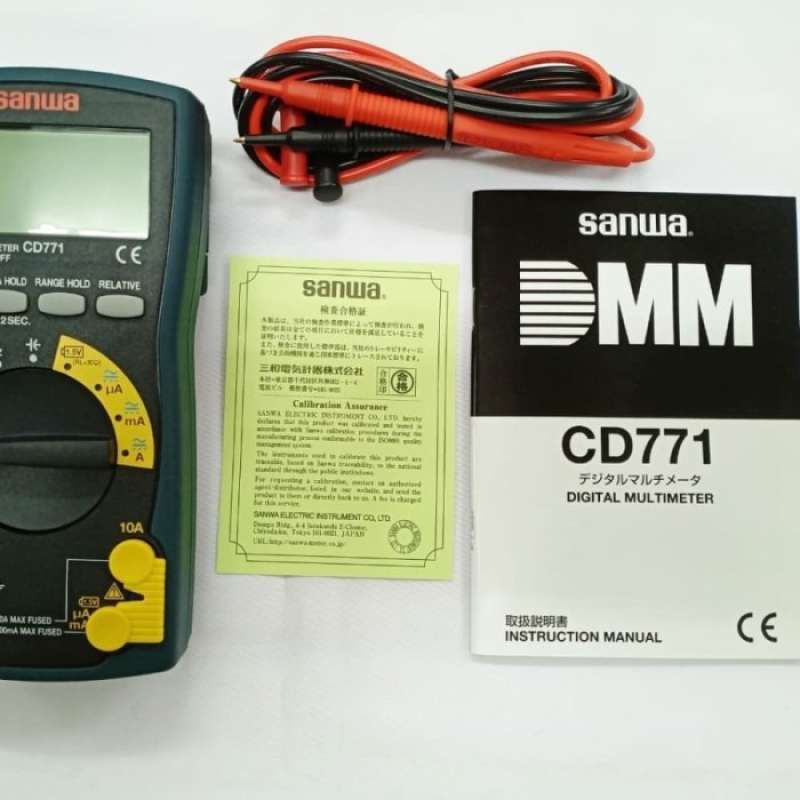 Jual Digital Multimeter Sanwa Cd 771 / Sanwa Multimeter Digital Di ...