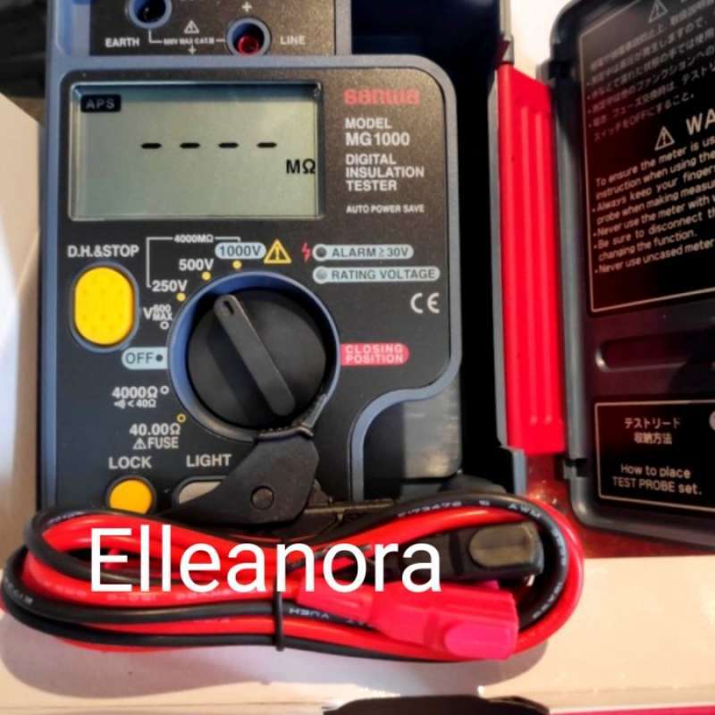 Jual DIGITAL INSULATION TESTER SANWA MG1000 ORIGINAL di Seller Umar ...