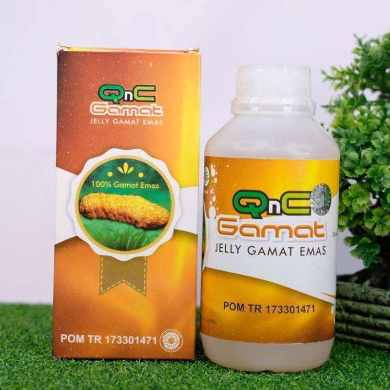 Jual QnC Jelly Gamat Obat Gondok Beracun - Benjolan Di Leher [Original ...