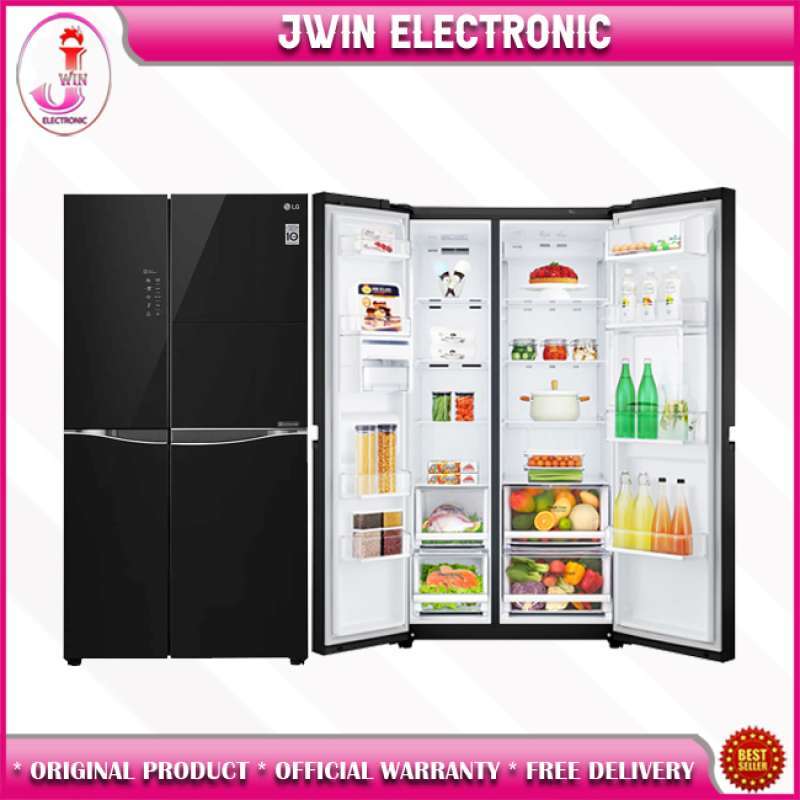 Jual LG GC-C247UGUV Kulkas Side by Side Inverter Linear Compressor dan ...