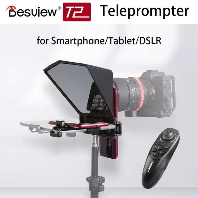 Jual Desview T2 Broadcast Teleprompter For Camera Interview Di Seller ...