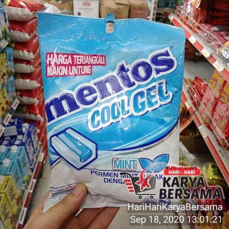 Jual MENTOS COOL GEL PEPPERMINT 100GR di Seller HariHariKaryaBersama ...