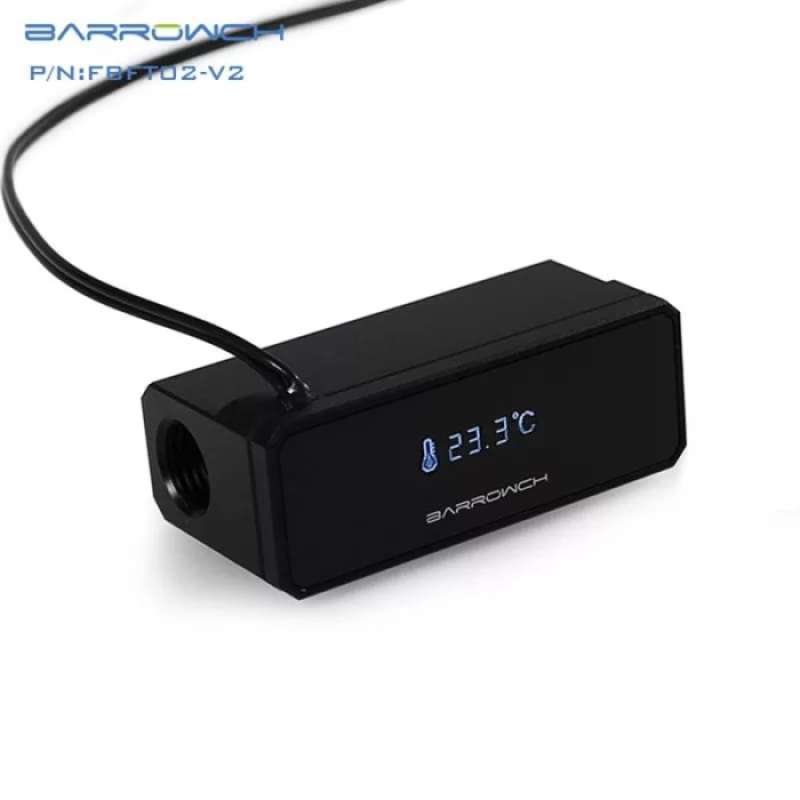 Promo BARROWCH FBFT02-V2 Digital OLED Water Cooling Temperature Display ...