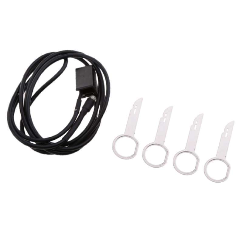 Promo 6000 CD 3.5mm Female Socket Aux Input Music Cable Adapter Wire ...