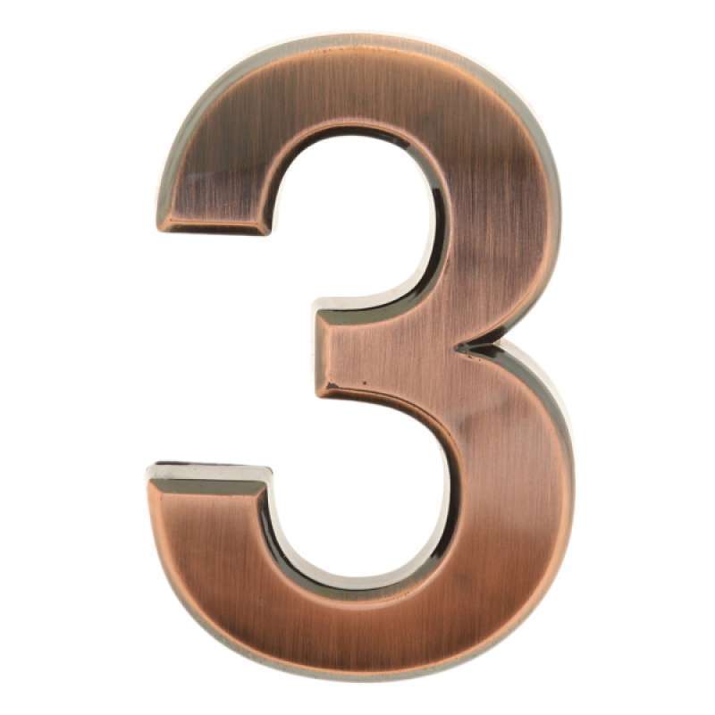 Promo Antique 5cm Door Number 3 DIY Door Plate Address Office Home ...