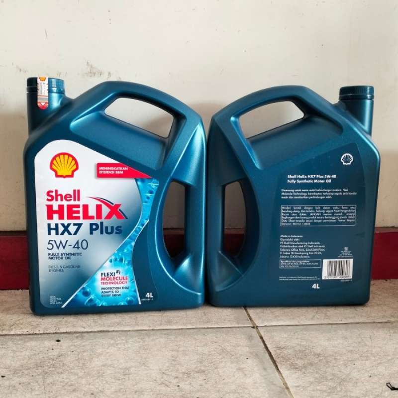 Promo Oli Mesin New Shell Helix Hx-7 Fully Synthetic Sae 5W-40 Kemasan ...