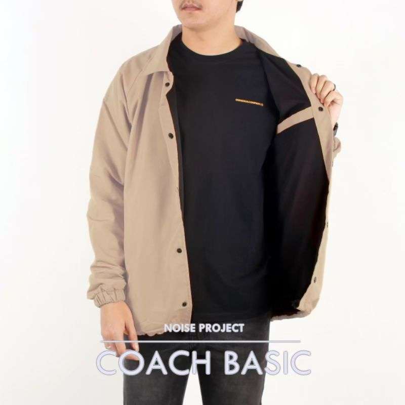 Jual Noise Project - Jacket Coach Windbreaker Polos Pria dan Wanita ...