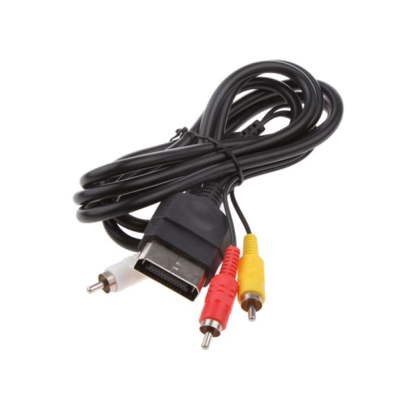 Promo Composite AV Cable 6ft Long Lead Cord for Xbox Original Classic ...