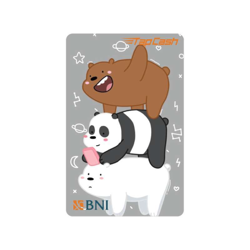 Jual Kartu Bni Tapcash Kartun Anime We Bare Bear 74 Anime Kartun Movie ...