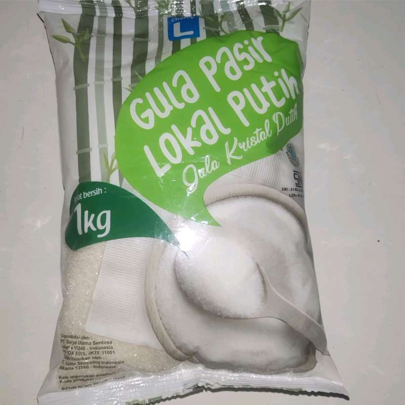 Promo Gula Pasir 1 kg Gula Pasir Lokal Putih Butir Cantik Diskon 14% di ...