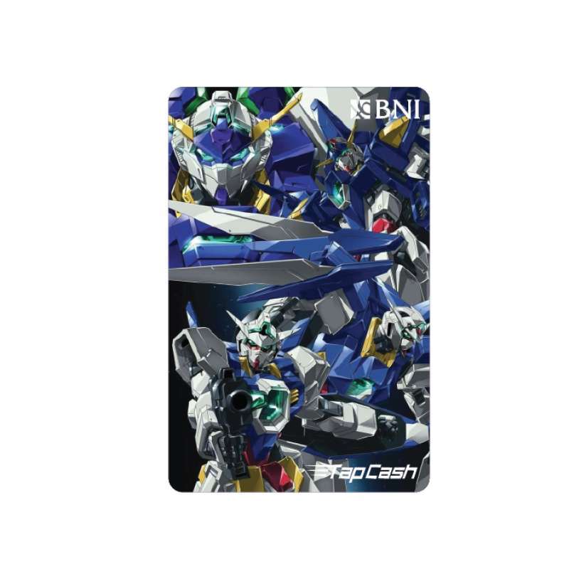 Jual Kartu BNI TAPCASH Kartun Anime Robot Gundam Biru 15 Kartun Movie ...
