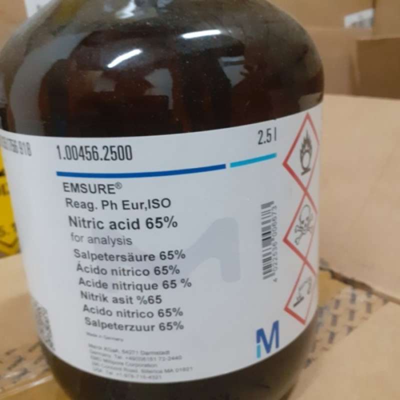Promo Nitric Acid Merck Repack 500ml Diskon 5% Di Seller Fleurr Shop ...