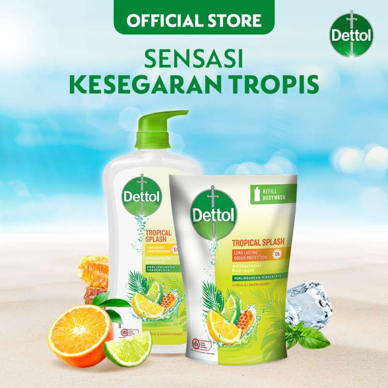 Jual Dettol Tropical Splash Body Wash [410 G] Di Seller Mauza Mart - Cipondoh-2, Kota Tangerang ...
