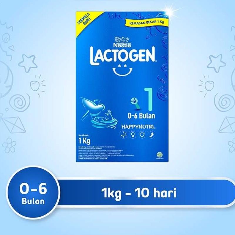 Jual Nestle Lactogen 1 Susu Formula 0-6 Bulan Box 1 kg di Seller ...