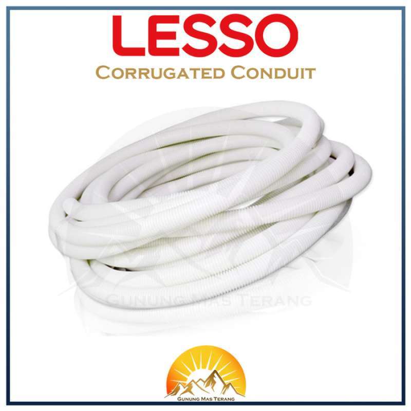 Promo Lesso Flexible Corrugated Conduit 20 25 32 mm 50 Meter Pipa ...