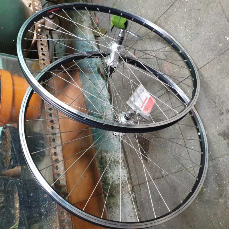 Promo Wheelset 26 Araya Freehub 7 Speed Rims Hitam Diskon 35% di Seller ...