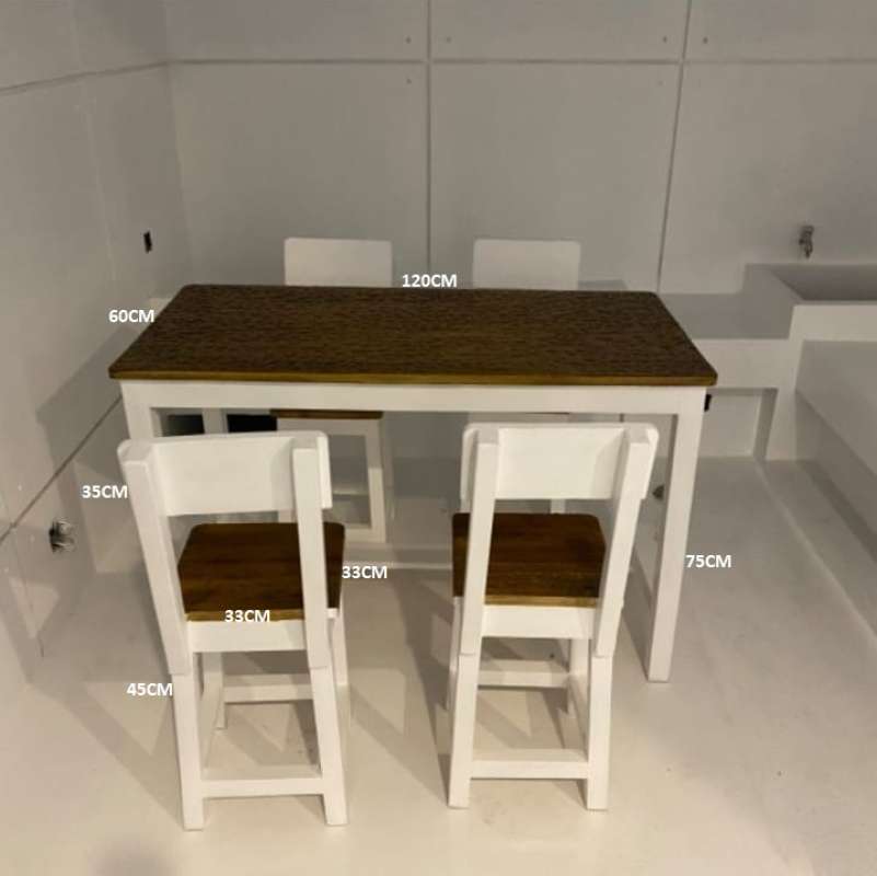 Jual SATU SET MEJA MAKAN, MEJA MAKAN KELUARGA, DLL di Seller HARETOKO3 ...