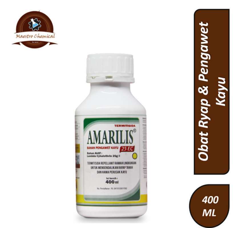 Promo Obat Anti Rayap Kayu Dan Tanah Amarilis 25 Ec @ 400 Ml ...