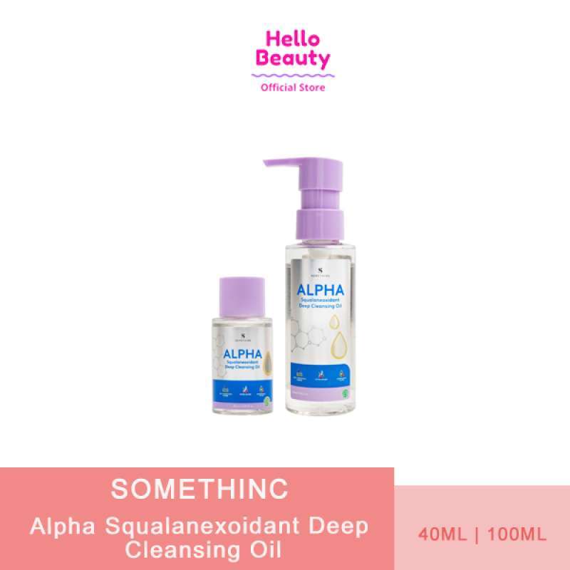 Promo Somethinc Alpha Squalanexoidant Deep Cleansing Oil 40ml | 100ml Diskon 15% di Seller Hello ...