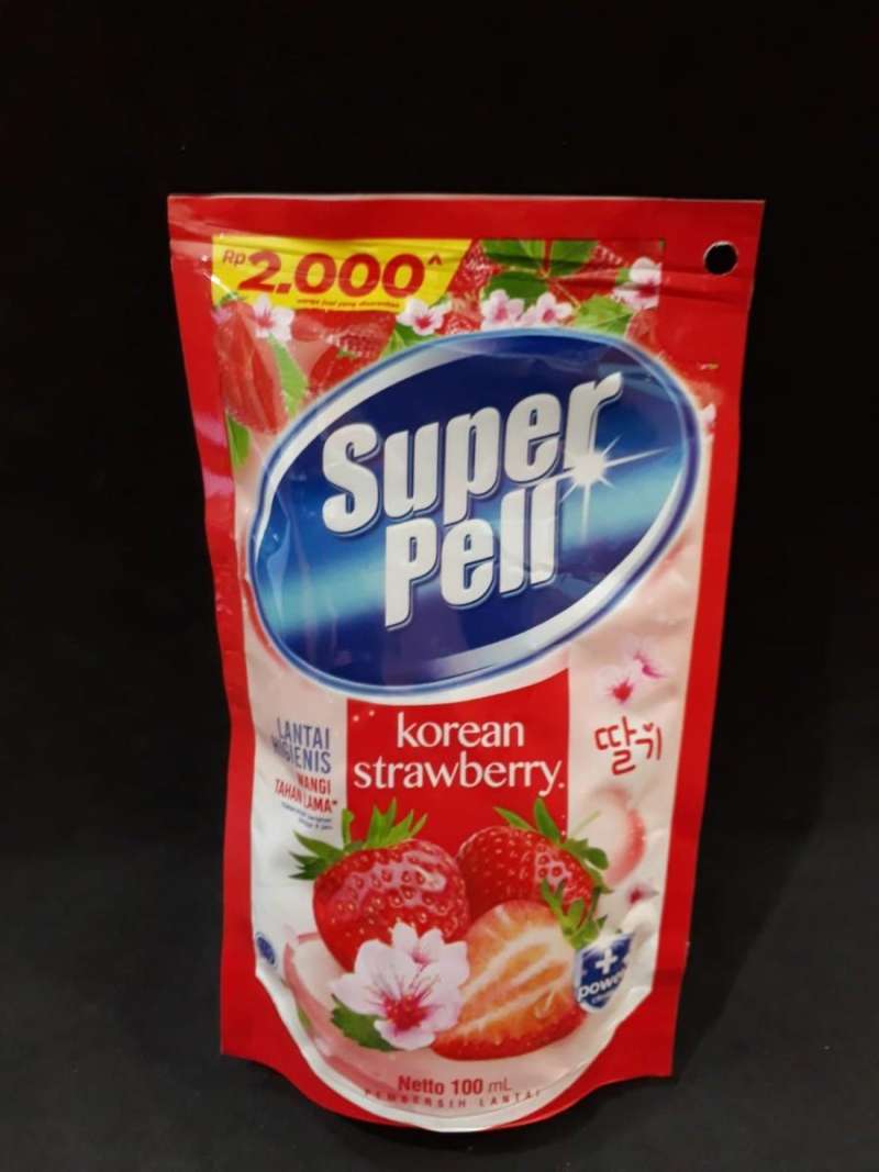 Jual SUPER PELL KOREAN STRAWBERRY 100ML di Seller rojamart_dailyneeds ...