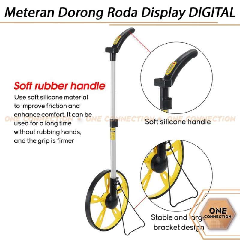 Jual Meteran Dorong Roda Display Digital Telescopic / Measuring Wheel ...