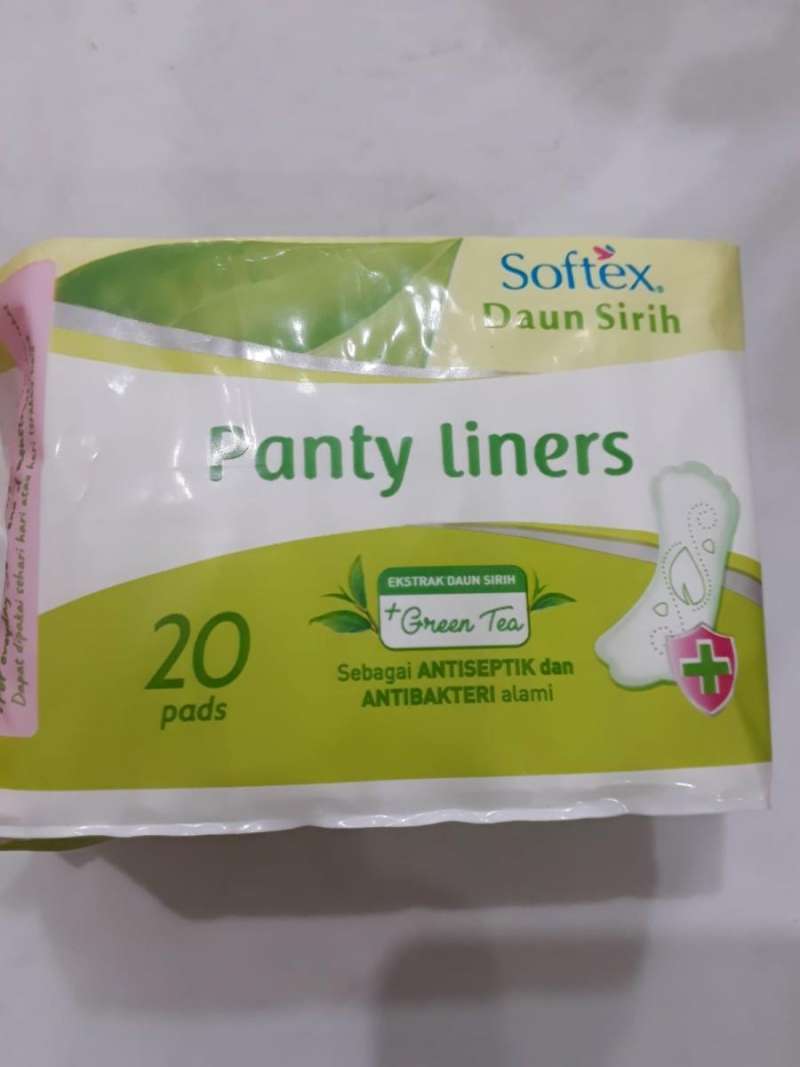 Jual SOFTEX PANTYLINER DAUN SIRIH + GREEN TEA 20 PADS di Seller ...