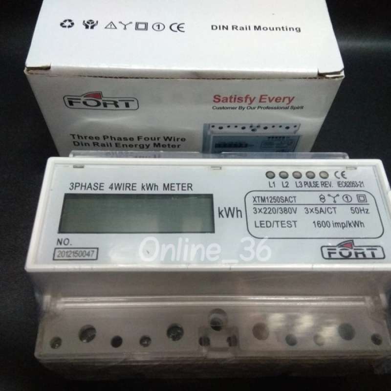 Promo kwh meter digital/kwh digital XTM1250SACT fort Diskon 23% di ...