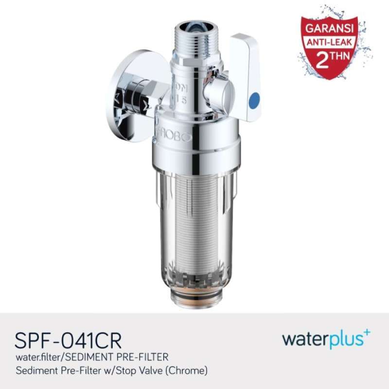 Promo Waterplus+ | Sediment Pre-Filter (Stop Valve) | Spf-041Cr ...