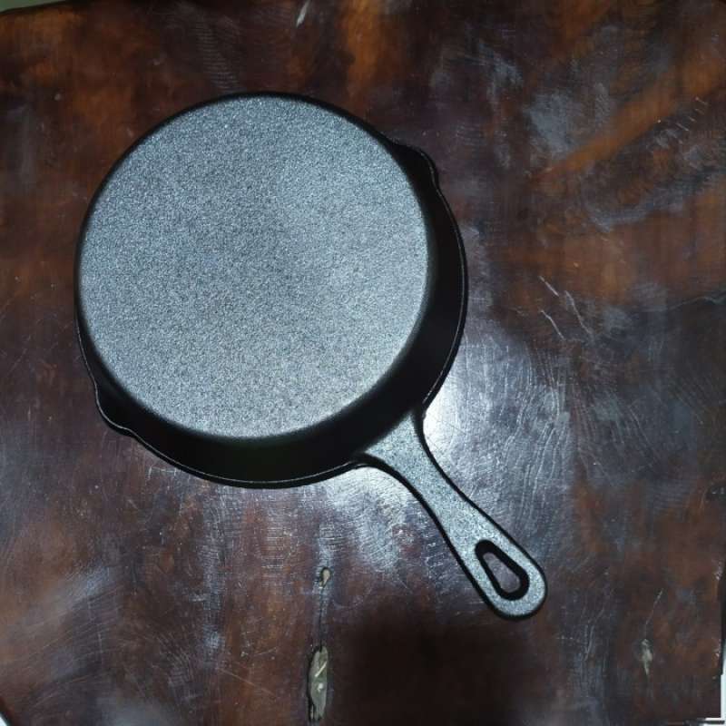 Promo Cast Iron Skillet Mini/Fry Pan/Steak/Pizza/Wajan Besi Cor Size ...