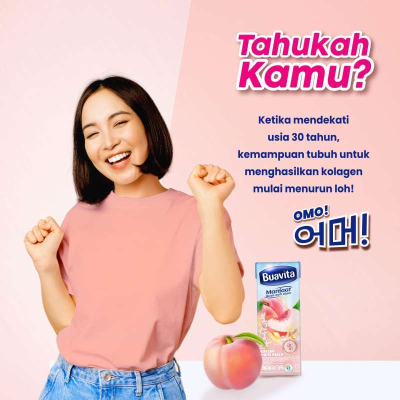 Promo Buavita Jus Buah Asli Korean White Peach Minuman Kolagen Kaya Vitamin C [245 Ml] Diskon 7% ...