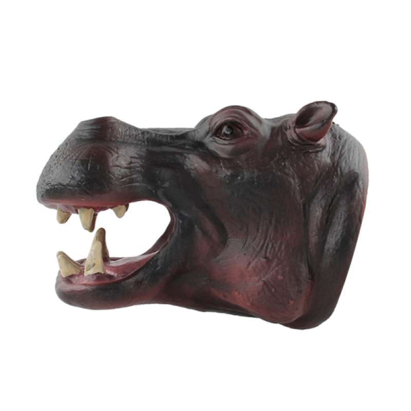 Jual Hand Puppet Toys,Soft Rubber Realistic Animals Head di Seller ...