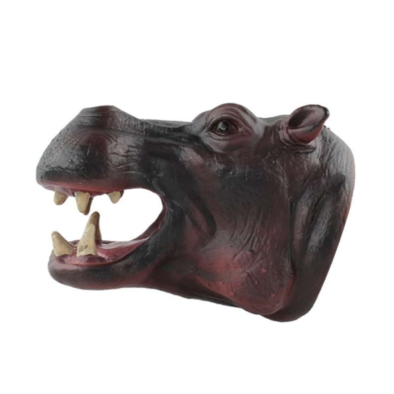 Jual Hand Puppet Toys,Soft Rubber Realistic Animals Head di Seller ...