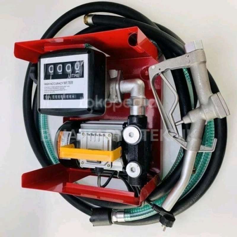 Promo Pompa Solar Flow Meter / Pompa Transfer Solar 4 Digit Fuel Rite ...