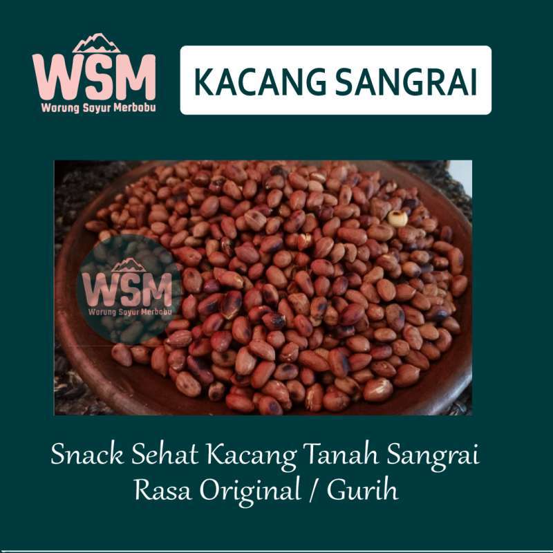 Jual KACANG TANAH SANGRAI SNACK SEHAT SIAP MAKAN di Seller Warung Sayur ...